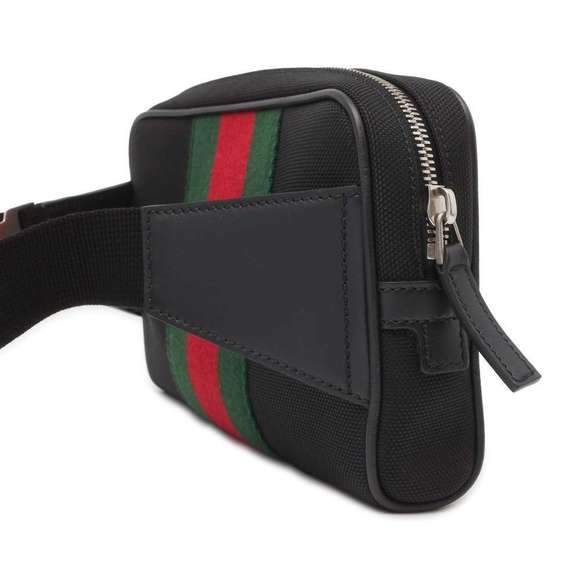 Gucci | Bags | Gucci Body Black Canvas Bag Line Sherry | Poshmark